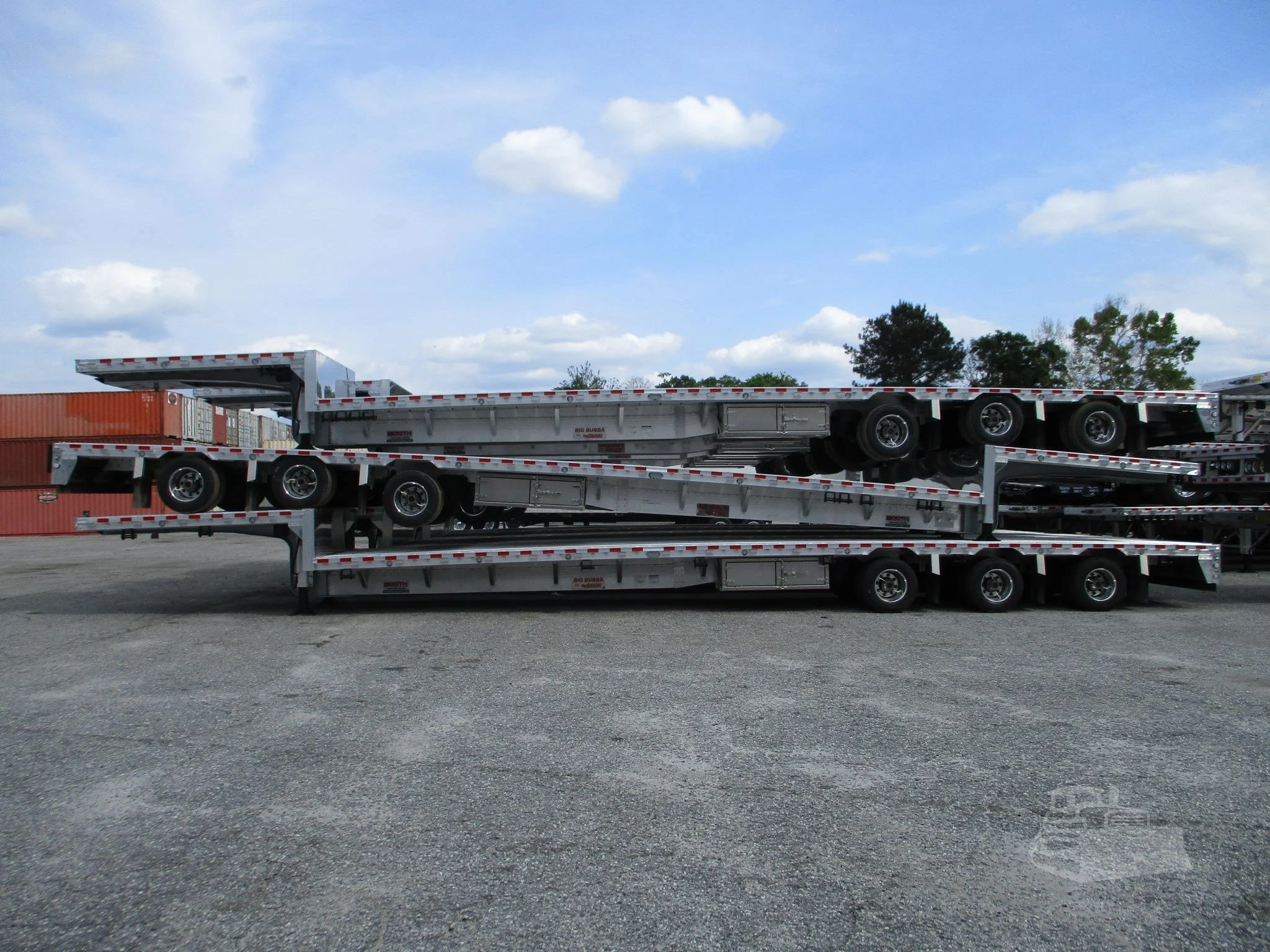 2025 REITNOUER LOW PRO STEP DECK TRIAXLE CA LEGAL (LIFT VALVE ON AXLE 3 ...